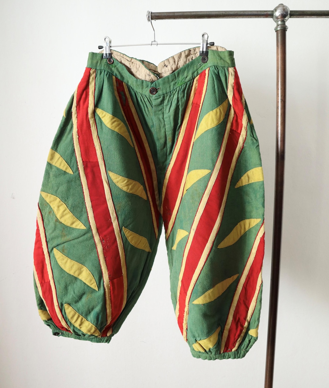 Antique French Opera Costume Breeches Trousers Pants Wool Linen ...