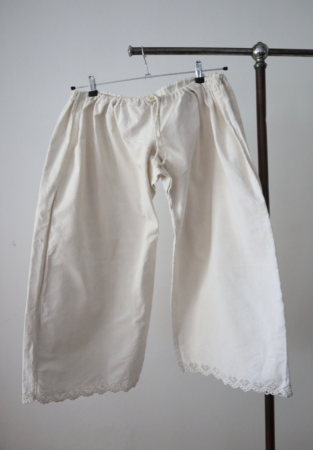 1940s Transylvanian White Linen Trousers Tradition Folk Costume ...
