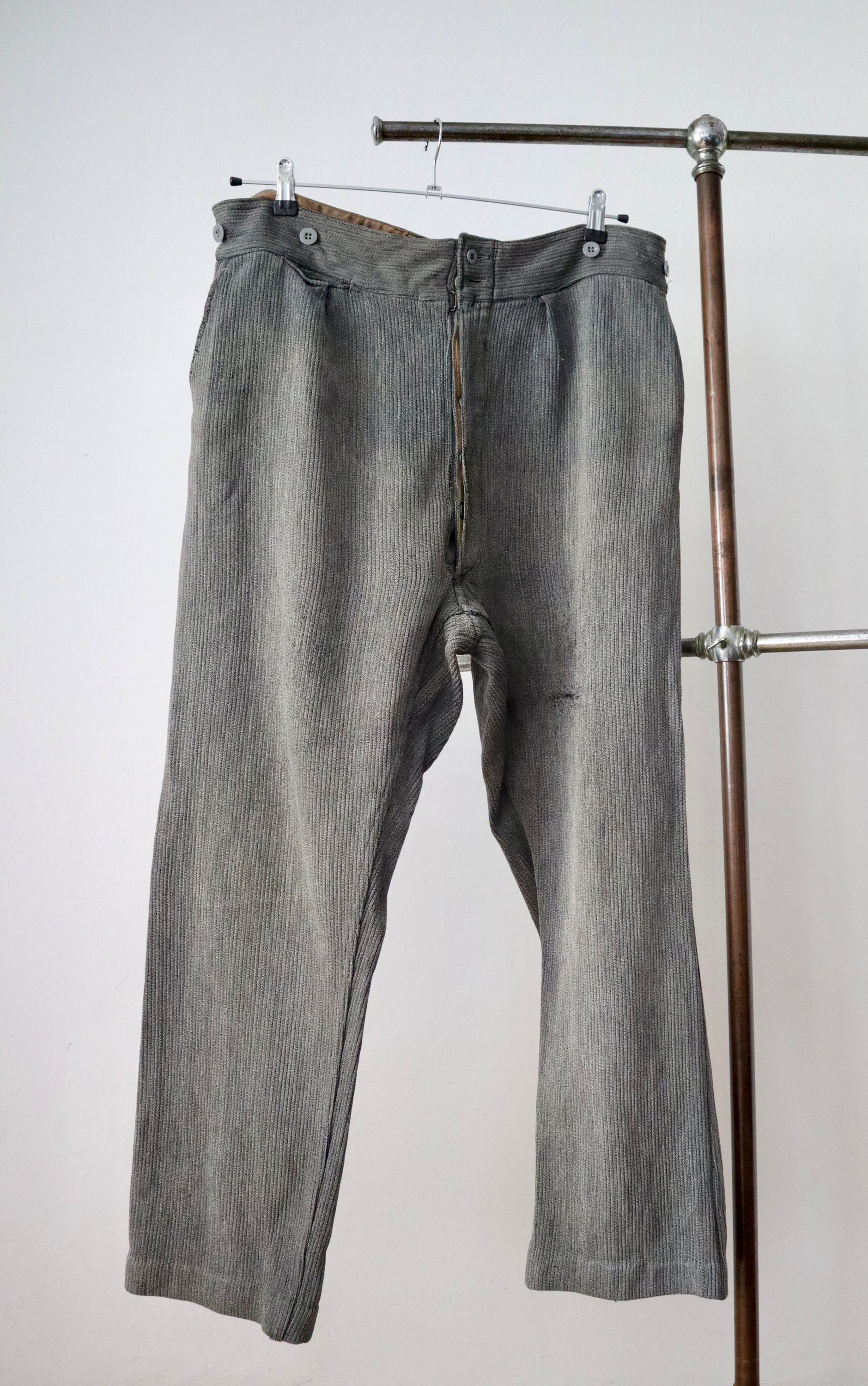 French Striped Work Pants - Etsy French Striped Work Pants - Etsy