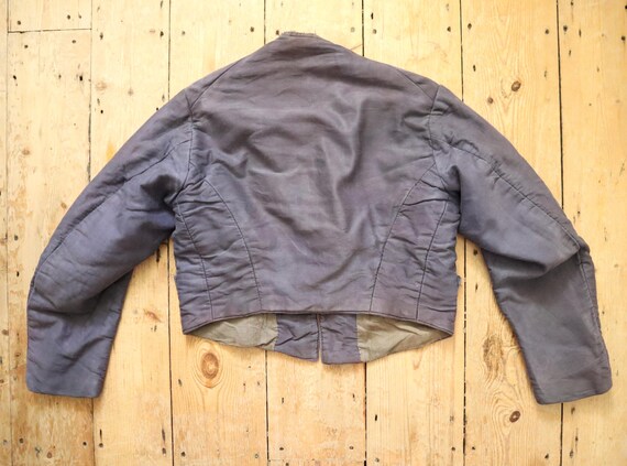 1920s French Blue Cotton Boxy Jacket Theatre Opera Co… - Gem