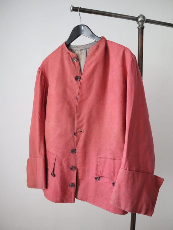 Antique Early 1900s Pink Opera Theatre Jacket Cotton … - Gem