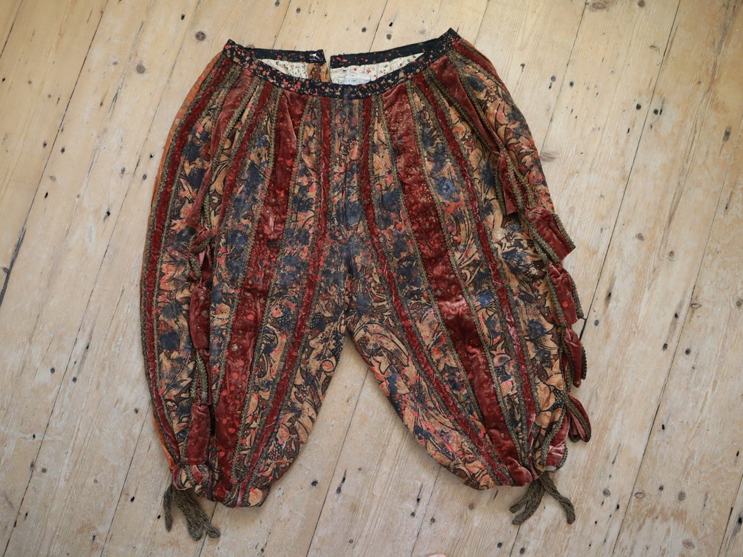 Royal Opera House Costume Breeches Pants Trousers Velvet Splash Hand ...