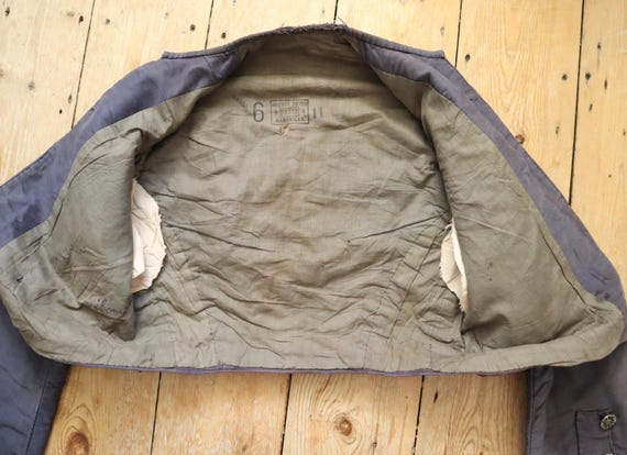 1920s French Blue Cotton Boxy Jacket Theatre Opera Co… - Gem