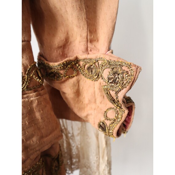 Antique French Theatre Costume Frock Coat Jacket Pea… - Gem