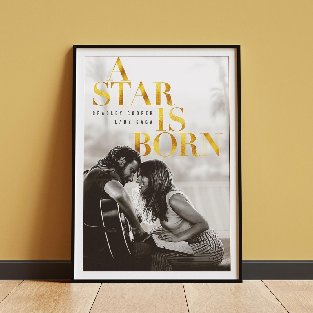 A Star is Born (2018) Movie Poster - Etsy