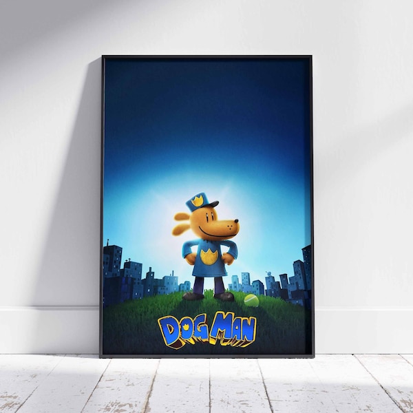 Dog Man Poster - Etsy