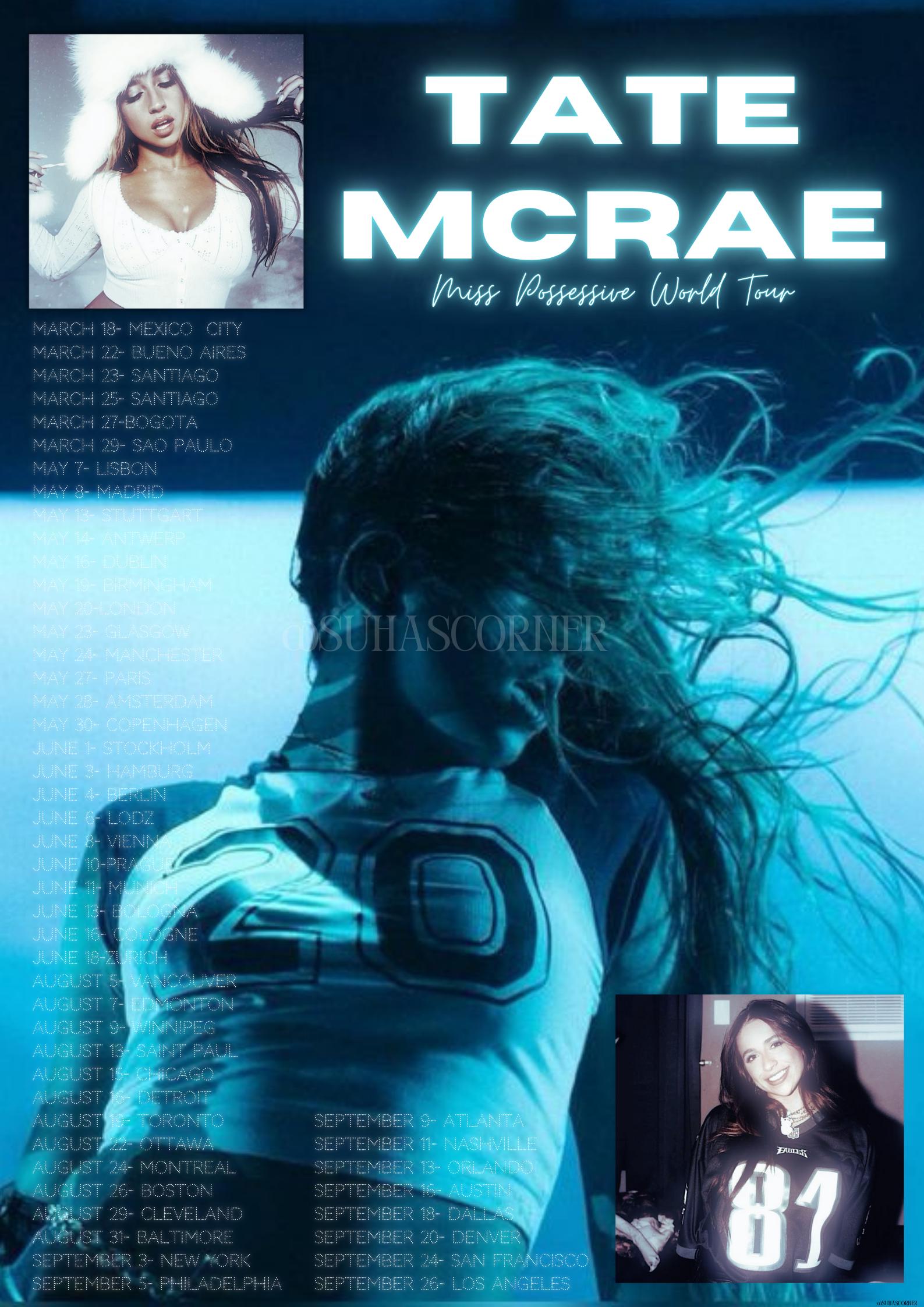 Tate Mcrae Poster Posters for Girls Tate Mcrae Wall Decoration Room Decor - Etsy