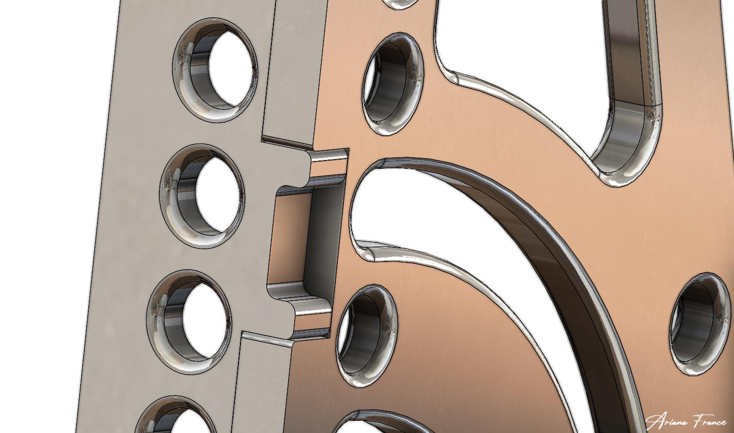 Dxf Plan for 3d Welding Bracket,clamping Squares, 5/8 Holes for Table ...
