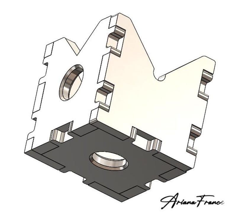 DXF Drawing, 10mm V-blocks for Tubing, for Welding Tables, Ø28, V ...