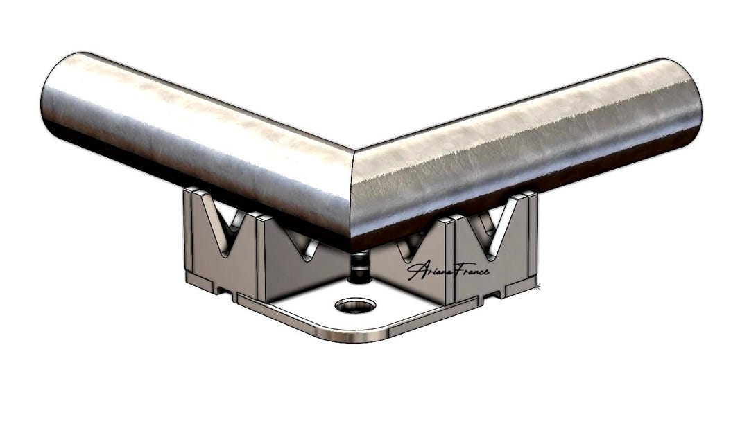 DXF V-block Tube Welding Guide 200 × 200 × 10 Mm WELDING TABLE - Etsy