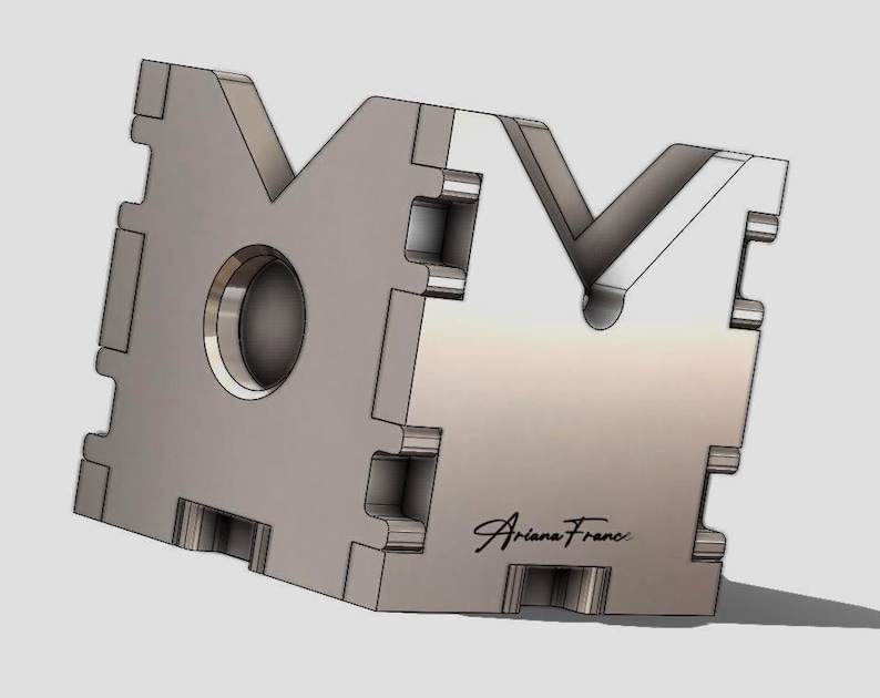 DXF Drawing, 10mm V-blocks for Tubing, for Welding Tables, Ø28, V ...