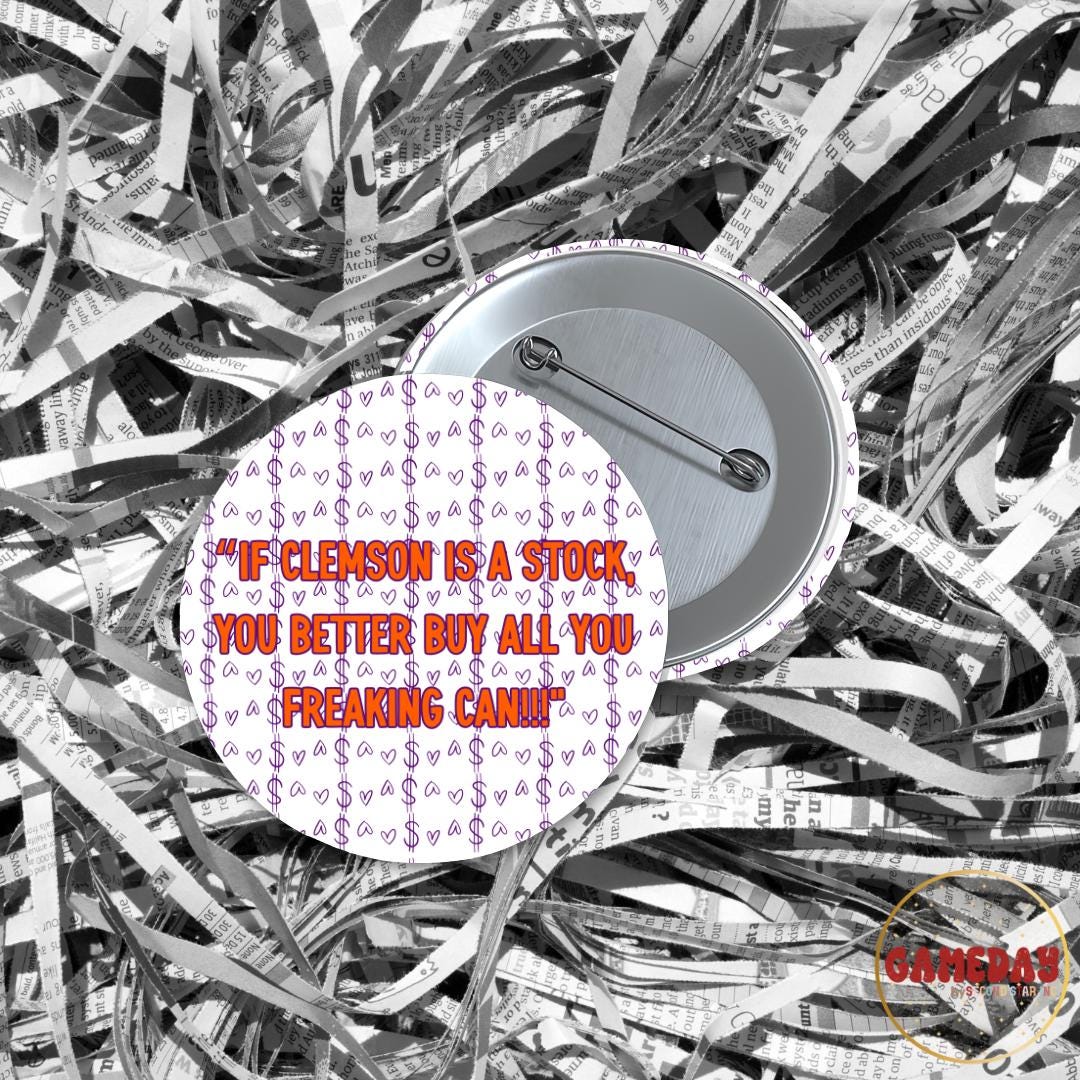 Clemson Stock Button: Dabo Swinney Quote - College Football Gameday - Etsy