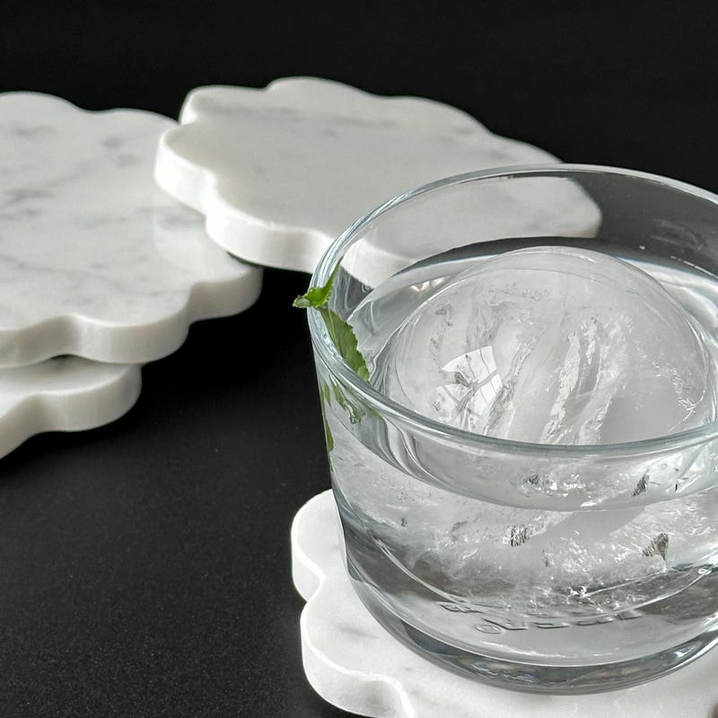 Marble Coasters - Etsy