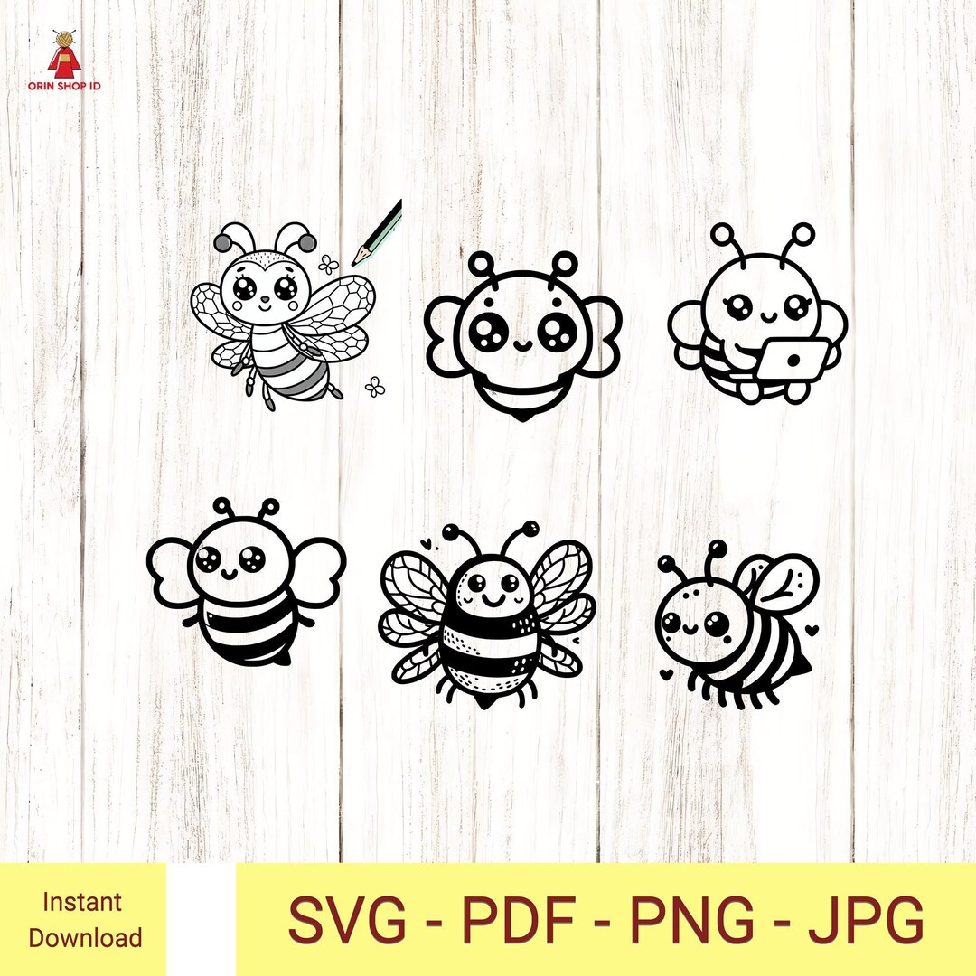 Bee Svg Bundle, Bee Hive Svg, Honeycomb Svg, Bee Clipart, Bee Cut Files ...