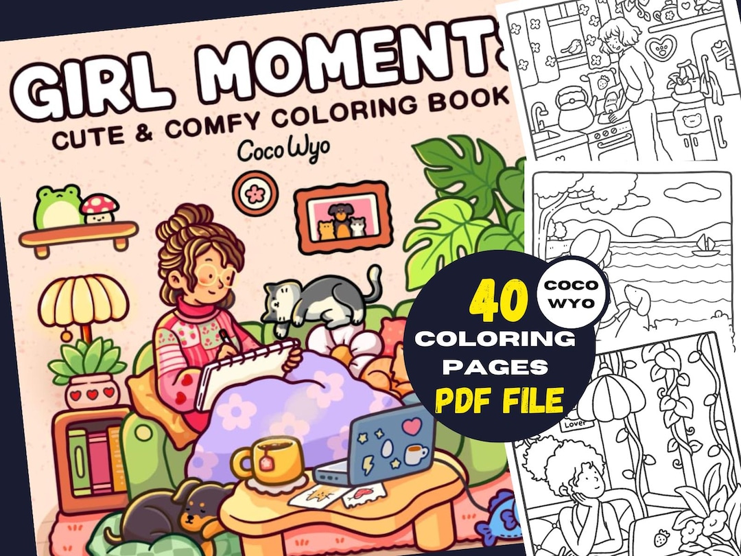 Coco Wyo Girl Moments Coloring Pages