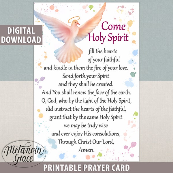 Holy Card - Etsy