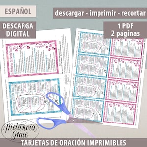 Spanish Rosary Prayer Cards, Printable Holy Rosary Guide, How to Pray ...