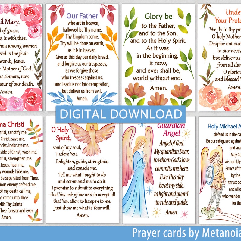 Prayer Cards - Etsy
