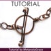 Toggle Clasp Tutorial, Wire Clasp Tutorial, Wire Wrapping Tutorial ...