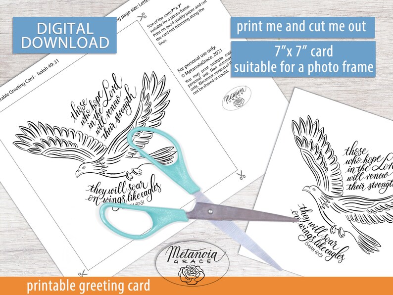 Isaiah 40:31 Soar on Wings Like Eagles Eagle Wings Soar - Etsy