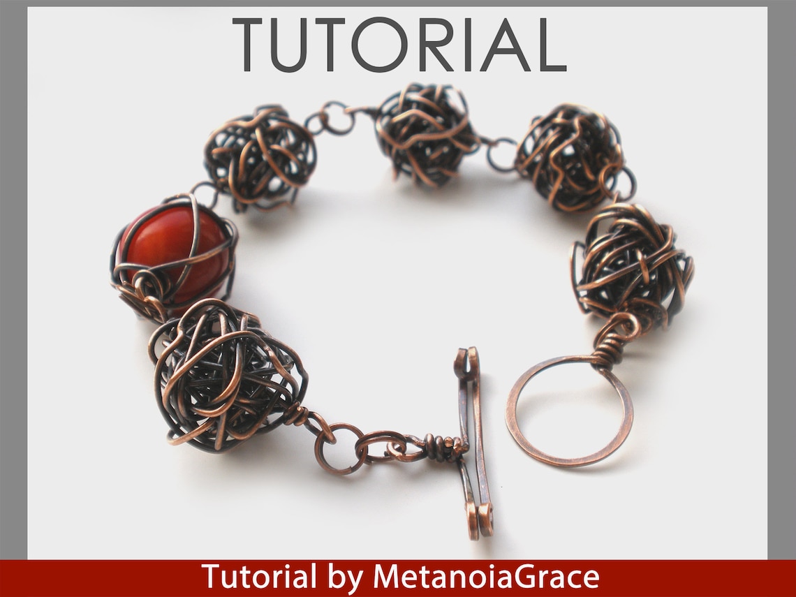 Wire Bracelet Tutorial Bangle Tutorial Wire Knot Tutorial - Etsy