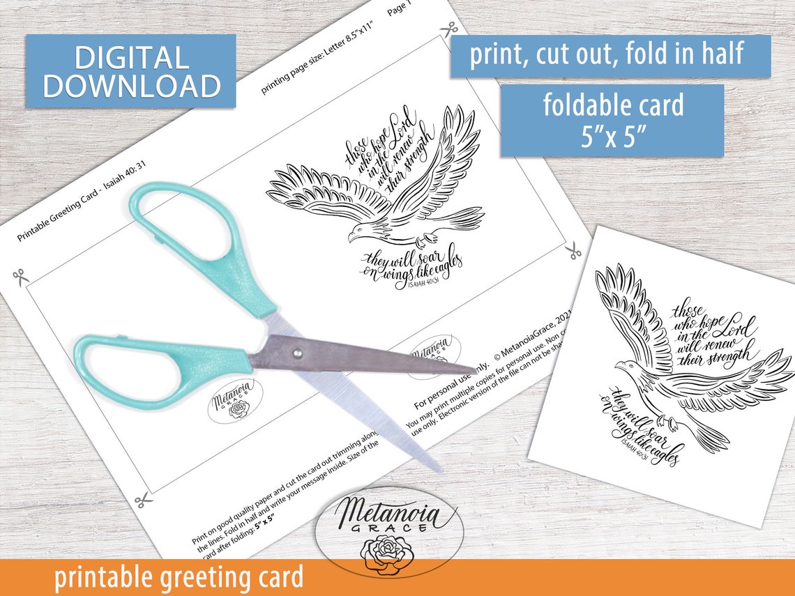 Isaiah 40:31 Soar on Wings Like Eagles Eagle Wings Soar - Etsy