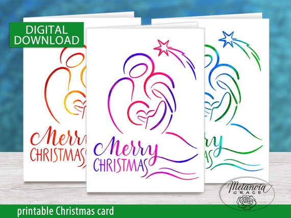 Printable Religious Christmas Cards