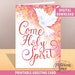 Gifts of the Holy Spirit Note Card, Printable Confirmation Card ...