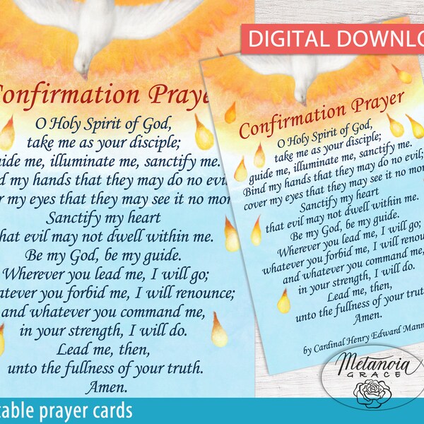 Christian Confirmation Card - Etsy