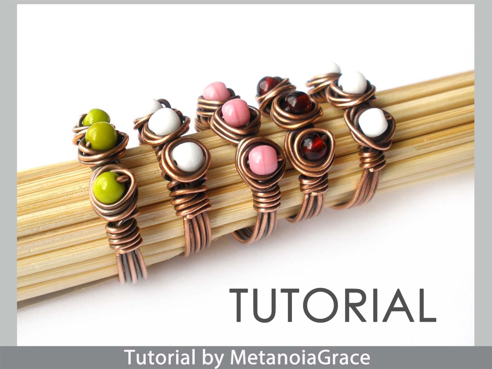 Wire Ring Tutorial Wire Jewelry Pattern Beading Ring - Etsy