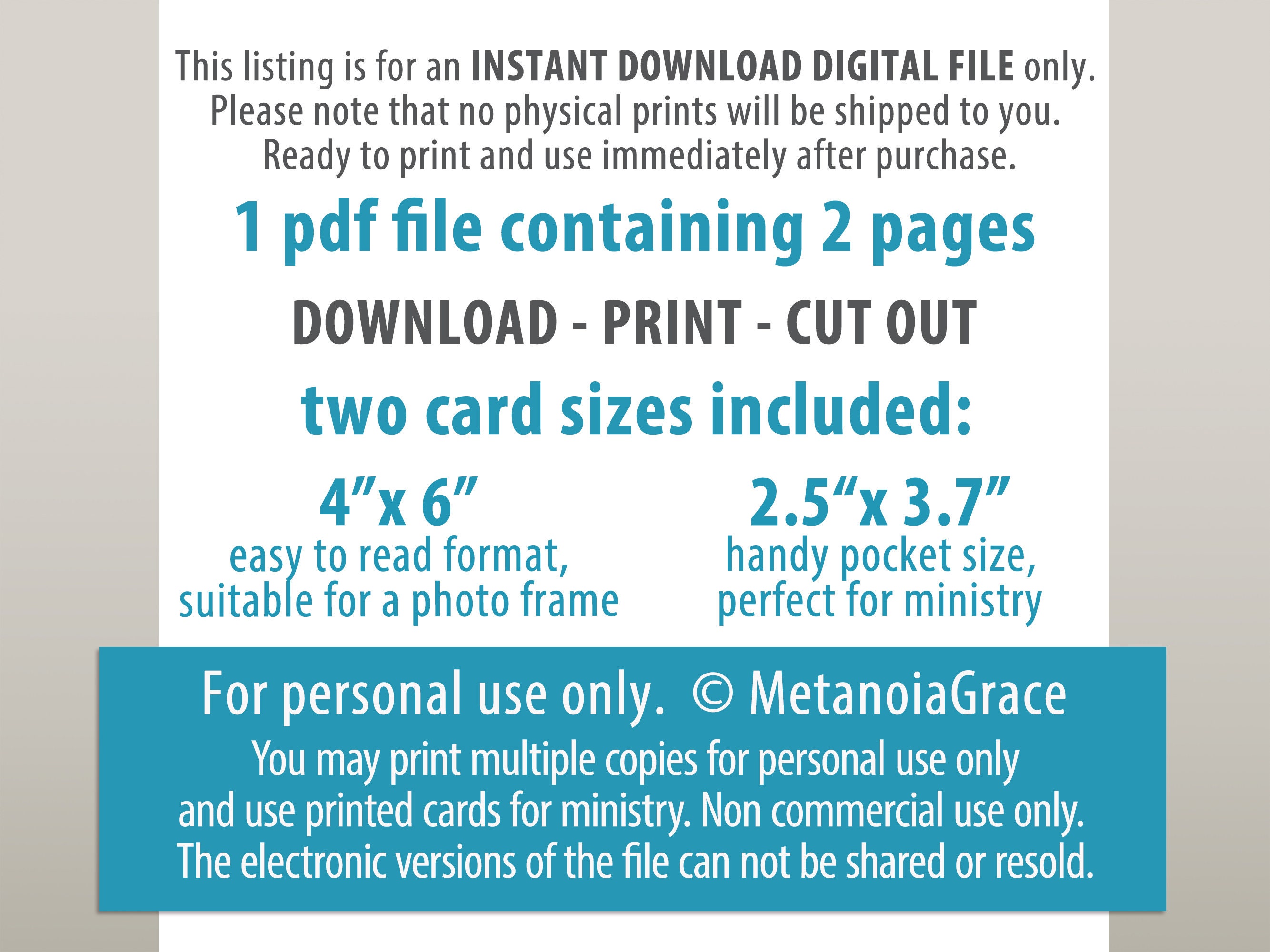 Spanish Creeds Printable Cards, Credo De Los Apostoles, Credo Niceno ...