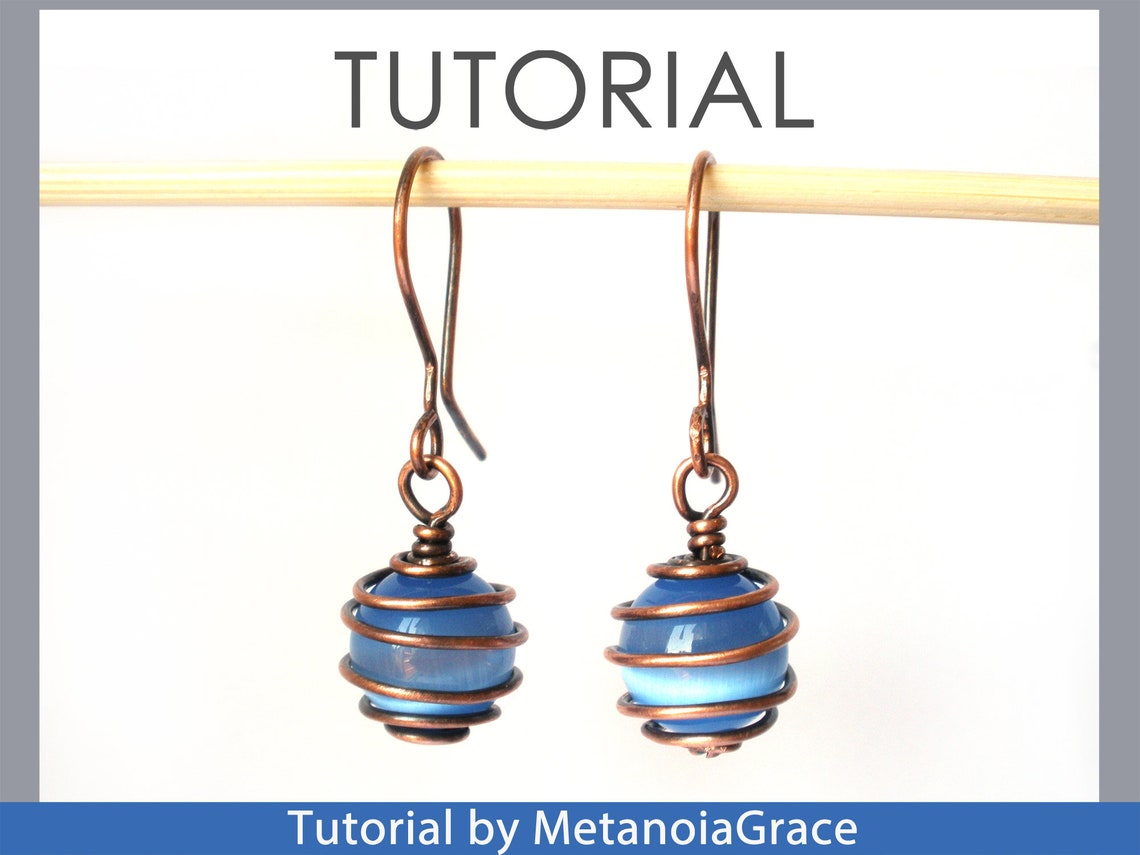 Wire Jewelry Tutorial, Cage Bead Tutorial, Wirewrapping Instructions, Wire Cage Jewelry Tutorial ...
