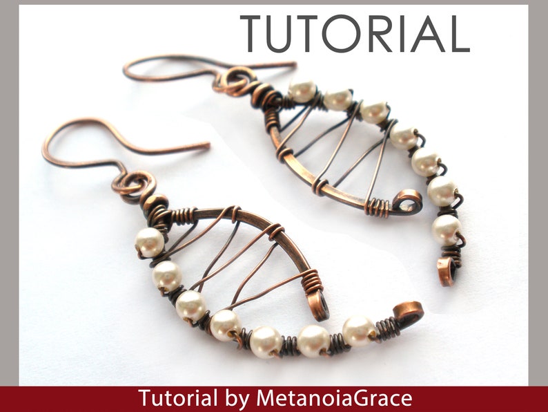 Wire Jewelry Tutorial, Wirewrapping Jewelry Tutorial, Pendant Tutorial, Spiral Earrings Tutorial ...