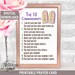 The Ten Commandments Prayer Card, Printable Card 10 Commandments, the ...