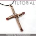 Cross Tutorial, Wire Cross Pattern, Wire Wrapping Pendant Tutorial ...