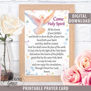Come Holy Spirit Fill the Hearts of Your Faithful, Pentecost Prayer ...