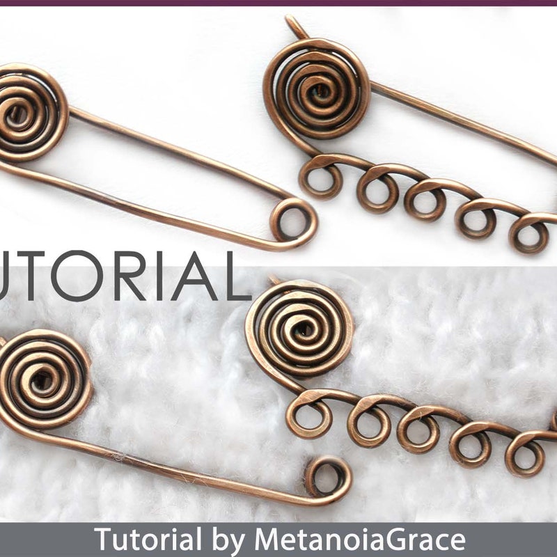Wire Shawl Pin - Etsy