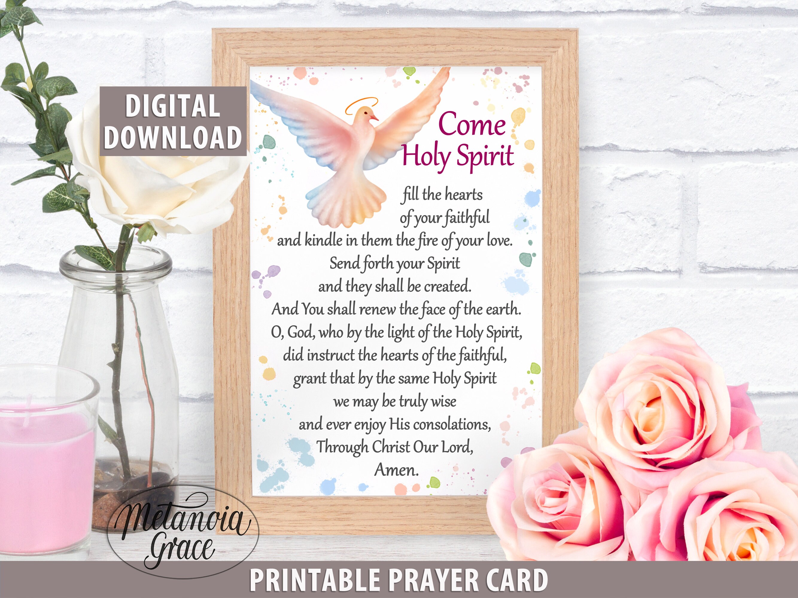 Come Holy Spirit Fill the Hearts of Your Faithful, Pentecost Prayer ...