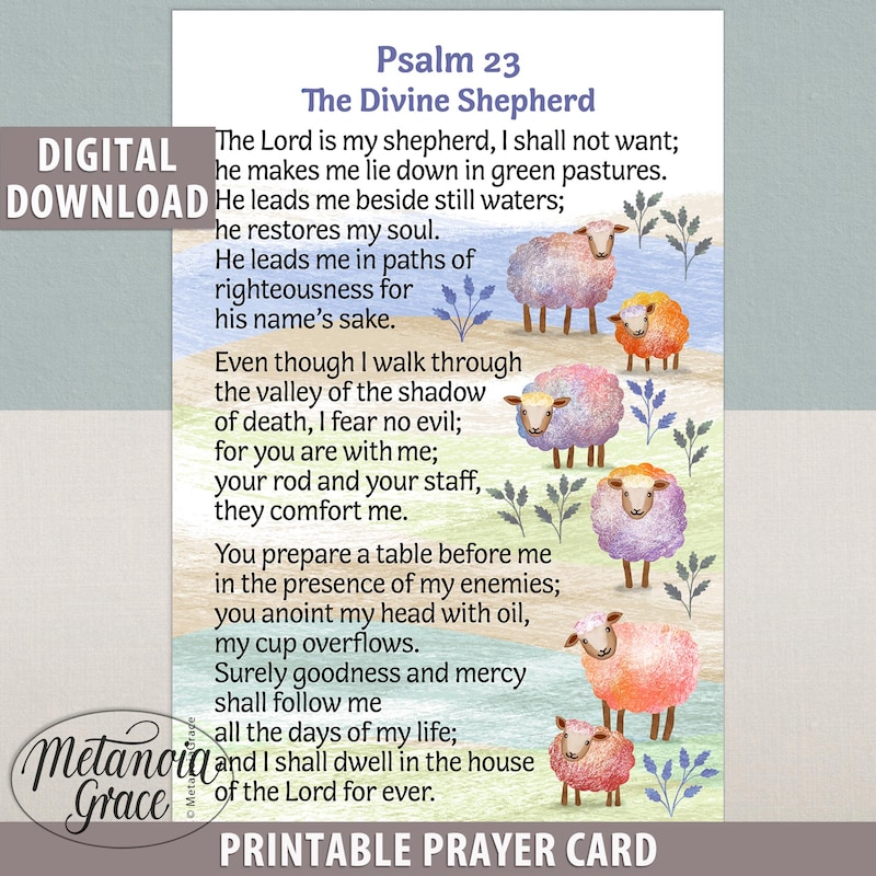 Psalm 23 - Etsy