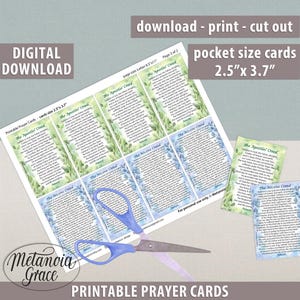 Nicene Creed, Apostles Creed, Printable Creed Prayer Cards, I Believe ...