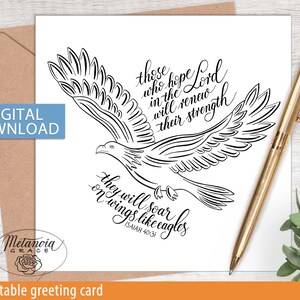 Isaiah 40:31 Soar on Wings Like Eagles Eagle Wings Soar - Etsy