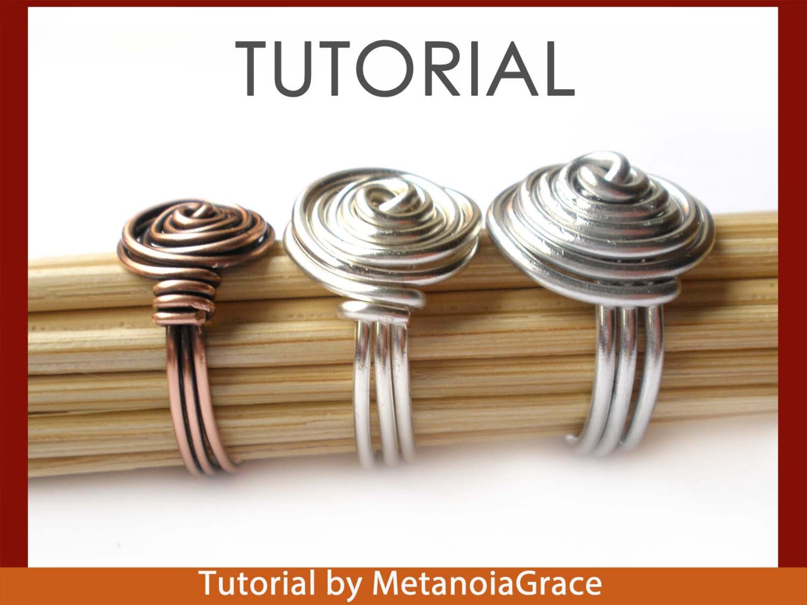 Spiral Ring Tutorial, Rosette Ring Tutorial, Knot Ring Tutorial, Rose Ring Tutorial, Wire ...