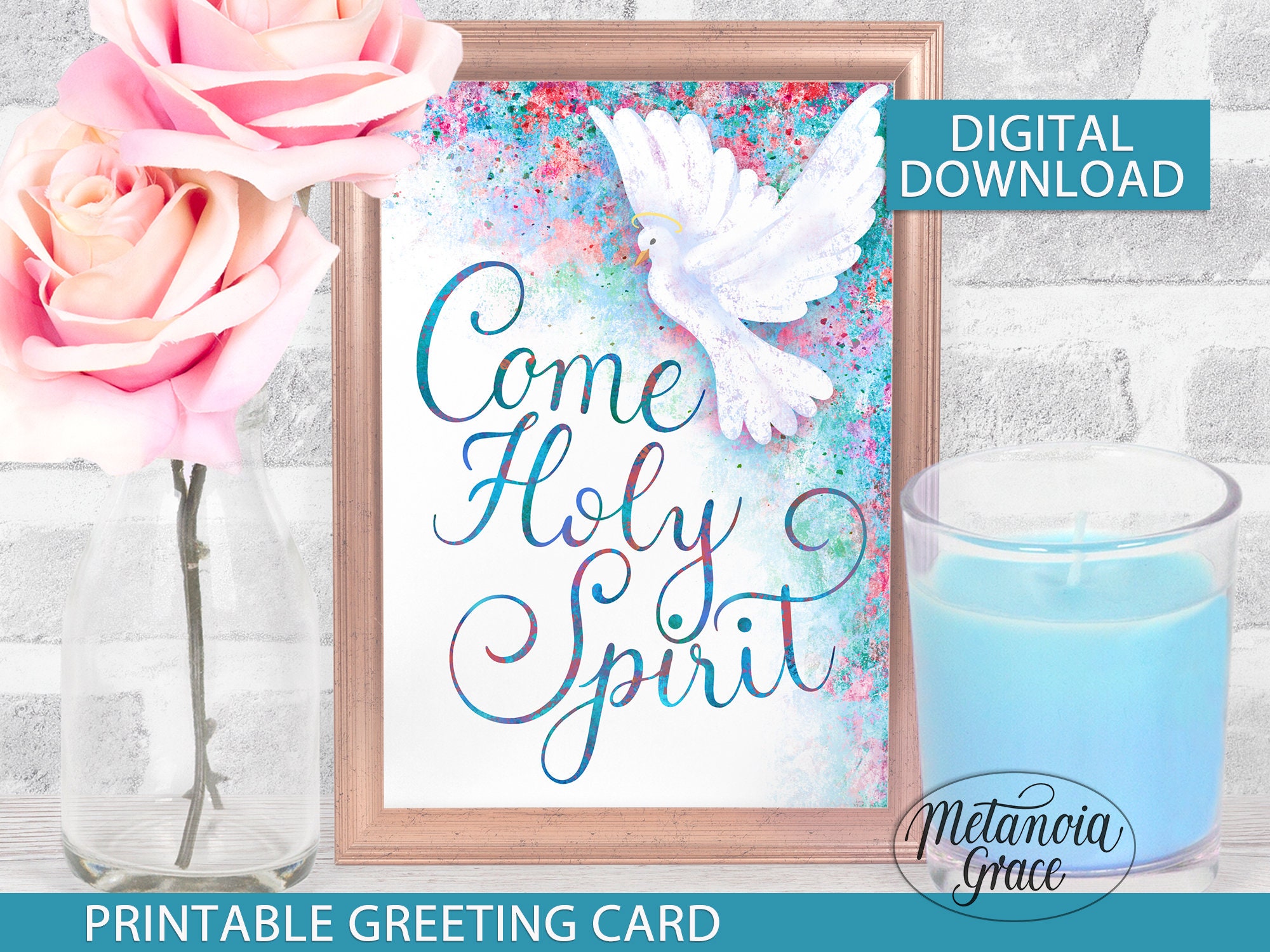 Confirmation Card, on Your Confirmation, Printable Note Card Come Holy ...