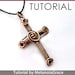 Cross Tutorial, Wire Cross Pattern, Wire Wrapping Pendant Tutorial ...