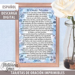 Spanish Creeds Printable Cards, Credo De Los Apostoles, Credo Niceno ...