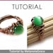 Beaded Ring Tutorial, Wirework Ring Tutorial, Bague Ring Tutorial, Wire Ring Pattern, Wire Ring ...