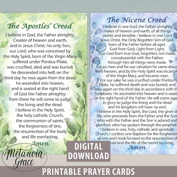 Nicene Creed - Etsy
