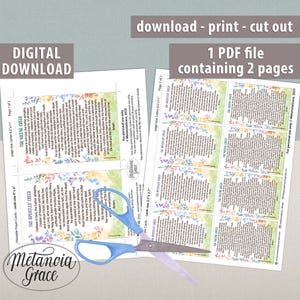 Nicene Creed, Apostles Creed, Printable Creed Prayer Cards, I Believe ...