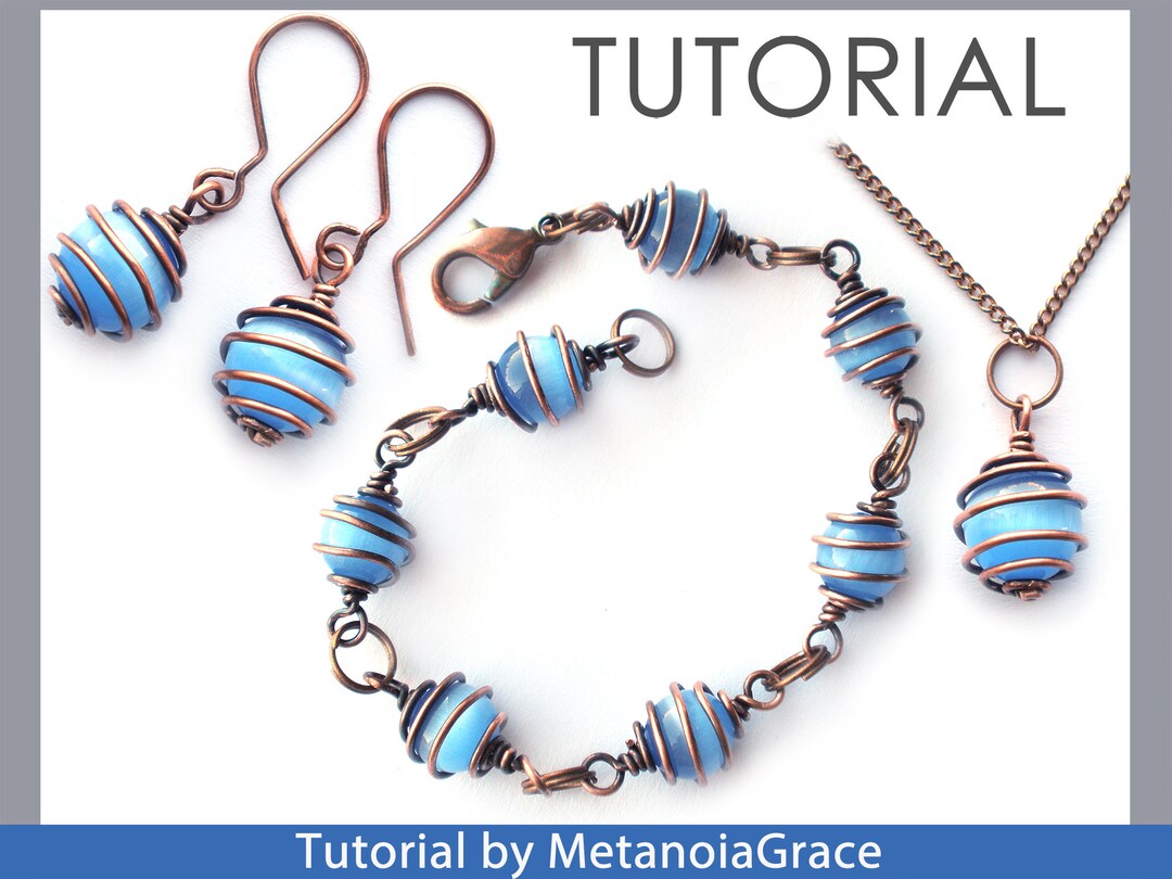 Wire Jewelry Tutorial, Cage Bead Tutorial, Wirewrapping Instructions ...