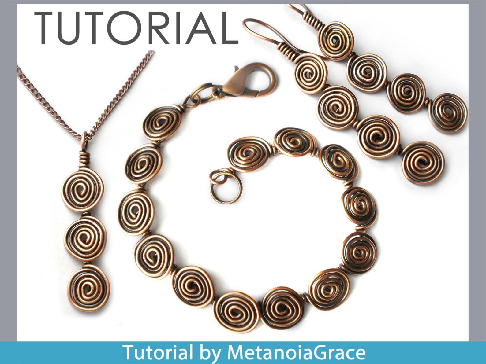 Wire Jewelry Tutorial, Wire Wrapping Tutorial, Long Earrings Tutorial ...